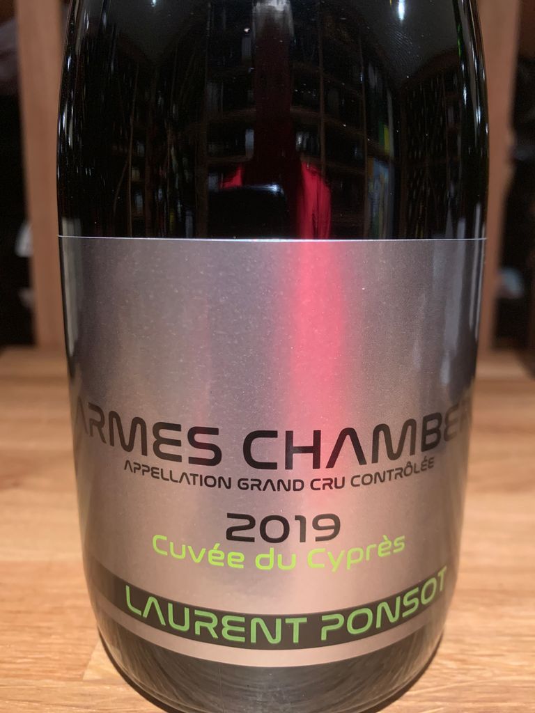 2019 Laurent Ponsot Charmes-Chambertin Cuvée du Cyprès, France ...