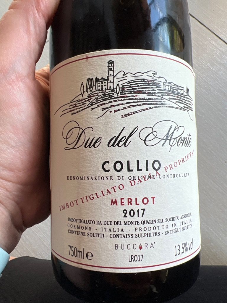 2018 Due del Monte Collio Merlot, Italy, Friuli-Venezia Giulia, Collio ...