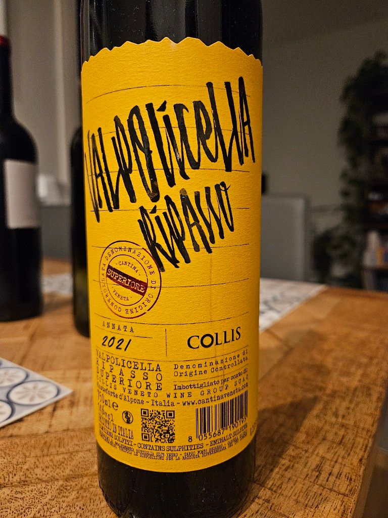 2022 Collis Veneto Wine Group Ripasso della Valpolicella Superiore ...