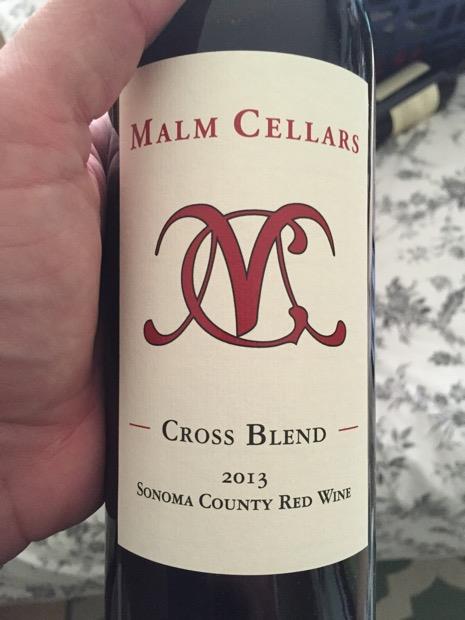 2013 Malm Cellars Cross Blend, USA, California - CellarTracker