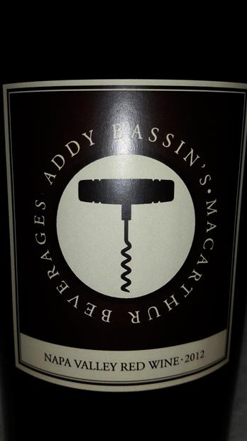 2012 Addy Bassin Red Wine, USA, California, Napa Valley - CellarTracker