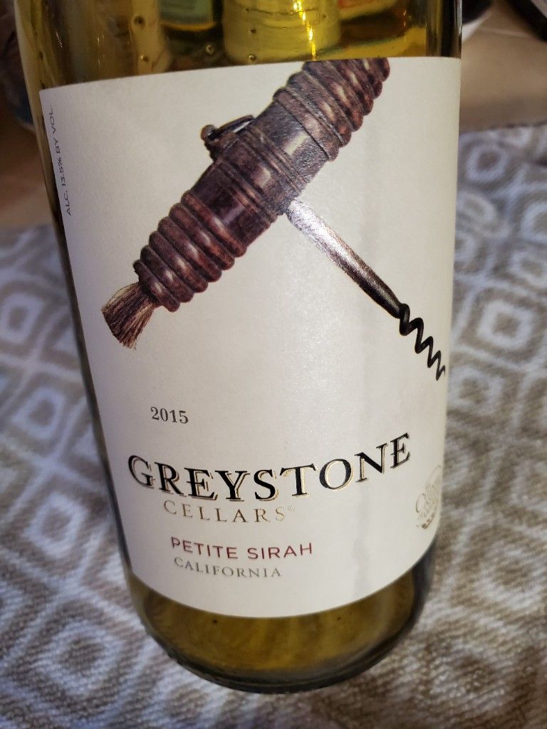 2015 Greystone Cellars Petite Sirah, USA, California - CellarTracker