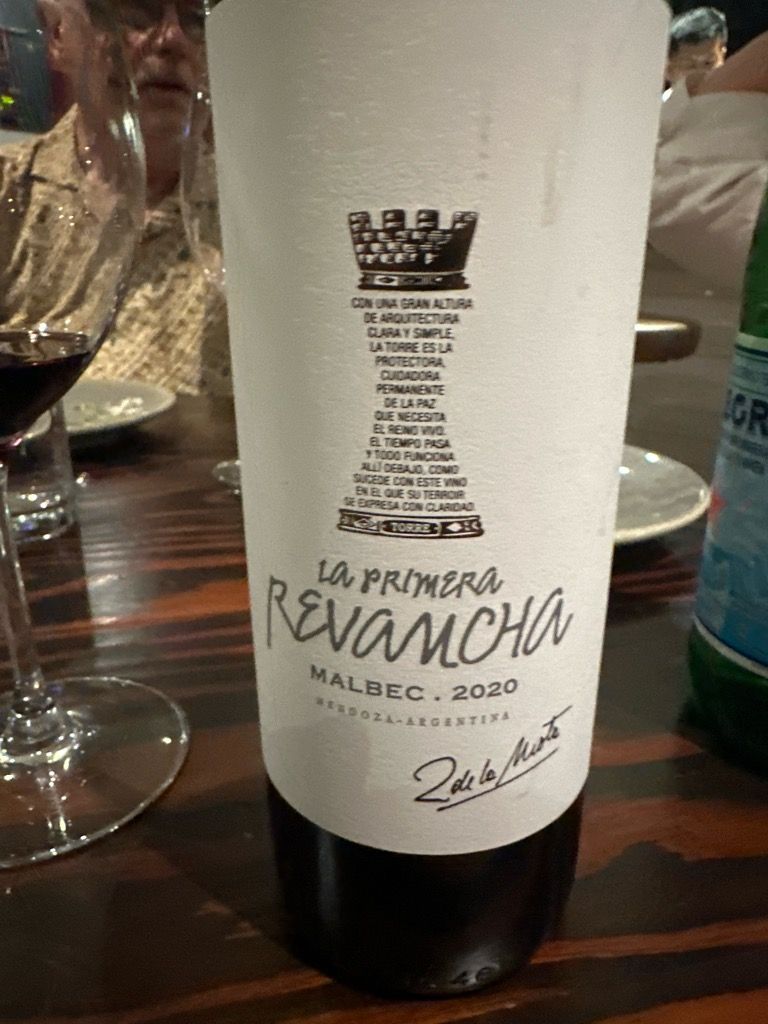 2020 Revancha Malbec La Primera Revancha, Argentina, Mendoza ...