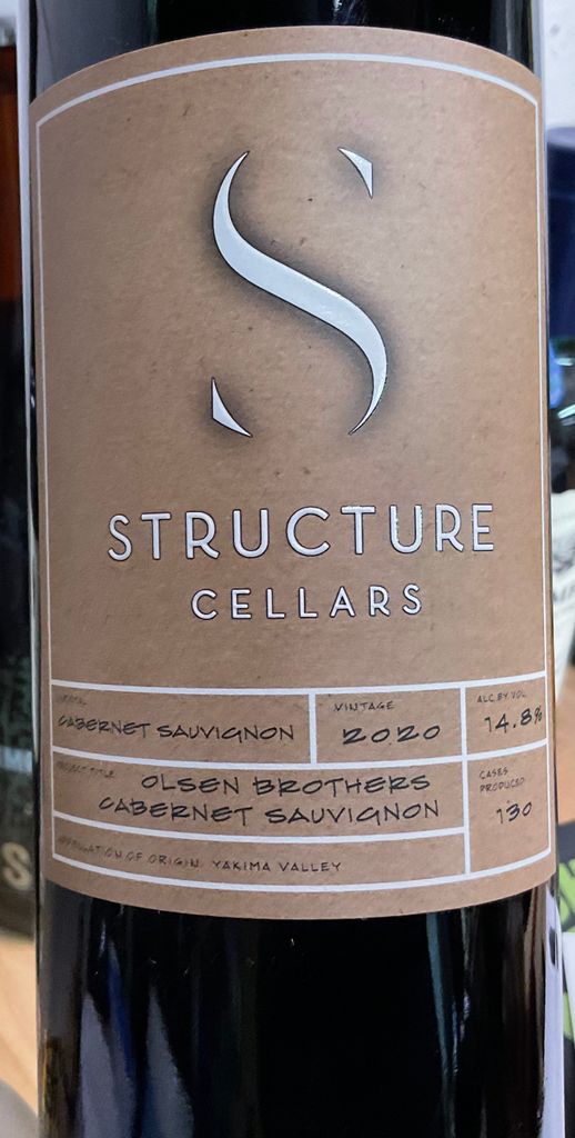 2022 Structure Cellars Cabernet Sauvignon Olsen Brothers, USA ...