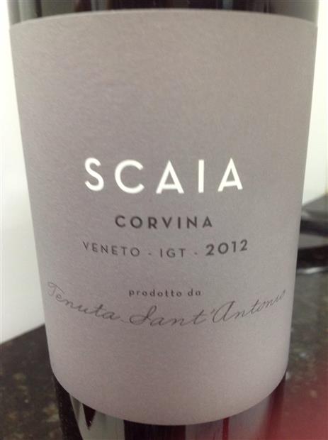2012 Tenuta Sant'Antonio Scaia Paradiso Veneto IGT, Italy, Veneto ...