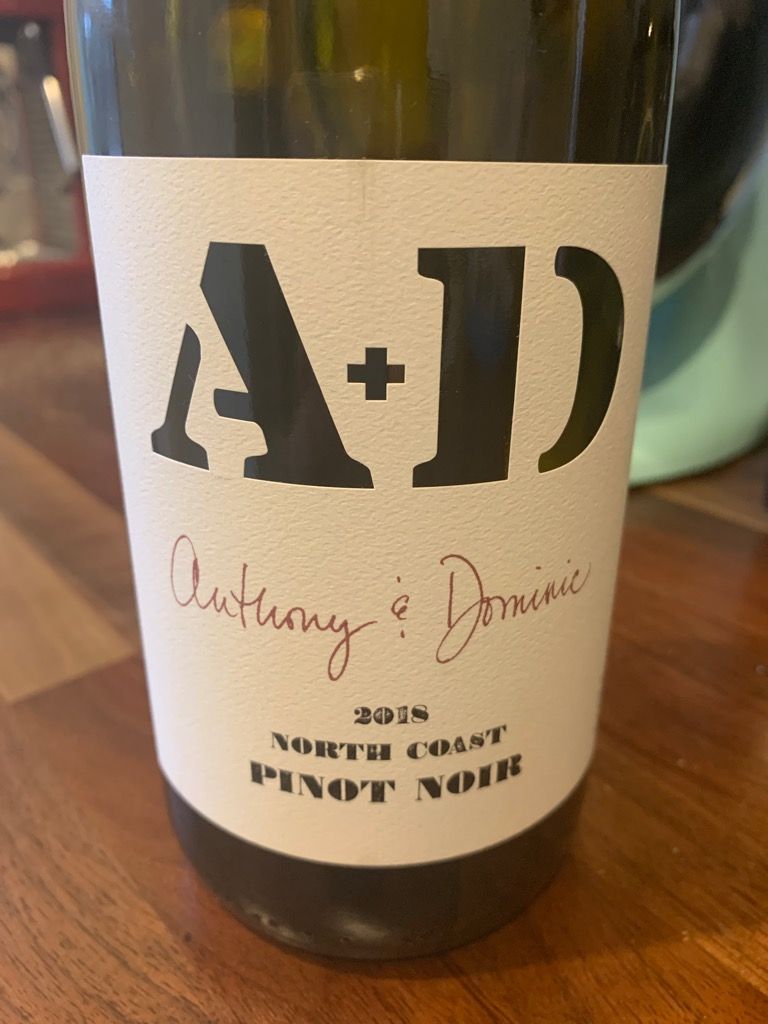 2017 Scotto Family Wines Pinot Noir Anthony & Dominic, USA, California ...