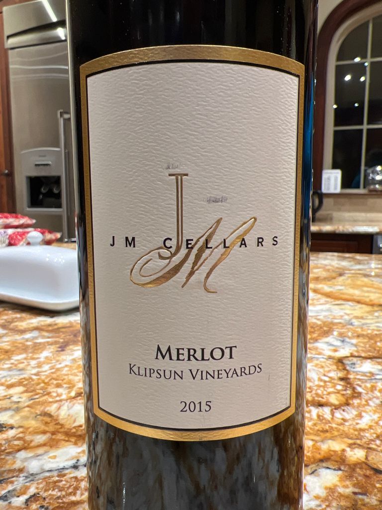 2015 JM Cellars Merlot Klipsun Vineyard, USA, Washington, Columbia ...