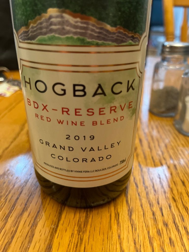 2019 Vinnie Fera Malbec Hogback Grand Valley, USA, Colorado, Grand Valley - CellarTracker