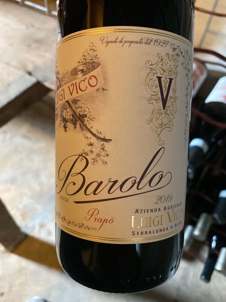 2019 Luigi Vico Barolo Serralunga D'Alba Prapò, Italy, Piedmont, Langhe ...
