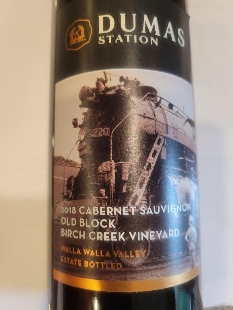 2018 Dumas Station Cabernet Sauvignon Old Block Birch Creek, USA ...