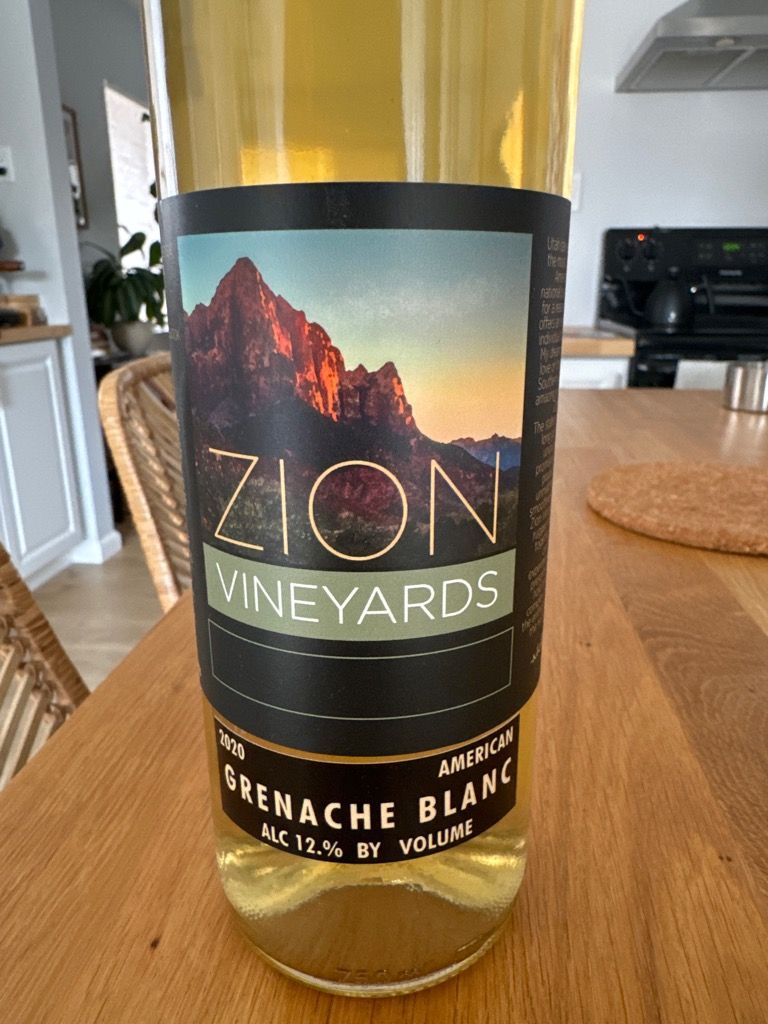 2021 Zion Vineyards Grenache Blanc, USA, American - CellarTracker