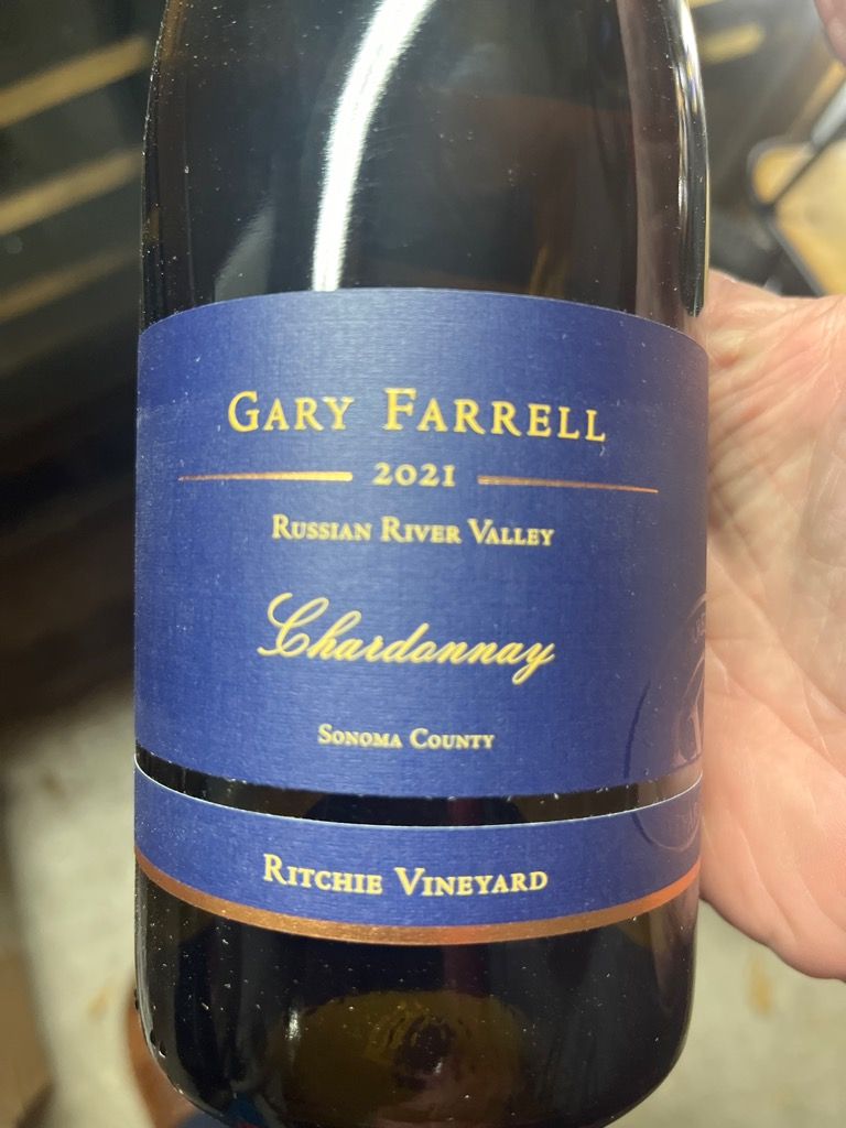 2022 Gary Farrell Chardonnay Ritchie Vineyard, USA, California, Sonoma ...