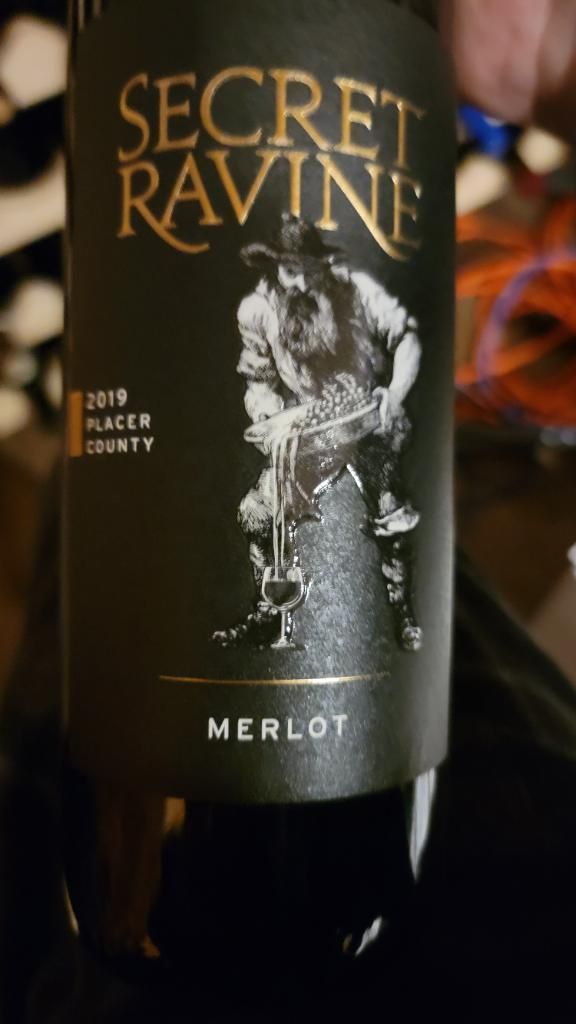 2019 Secret Ravine Merlot, USA, California, Sierra Foothills, Placer ...