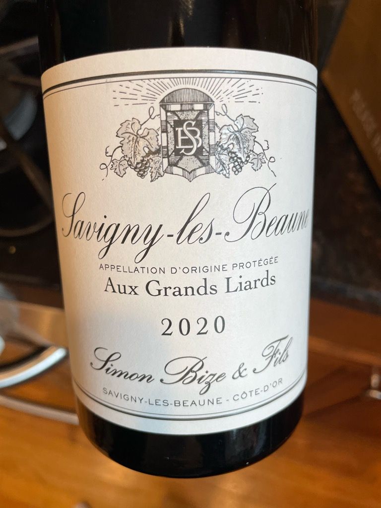 2020 Simon Bize Savigny-lès-Beaune Aux Grands Liards, France, Burgundy ...