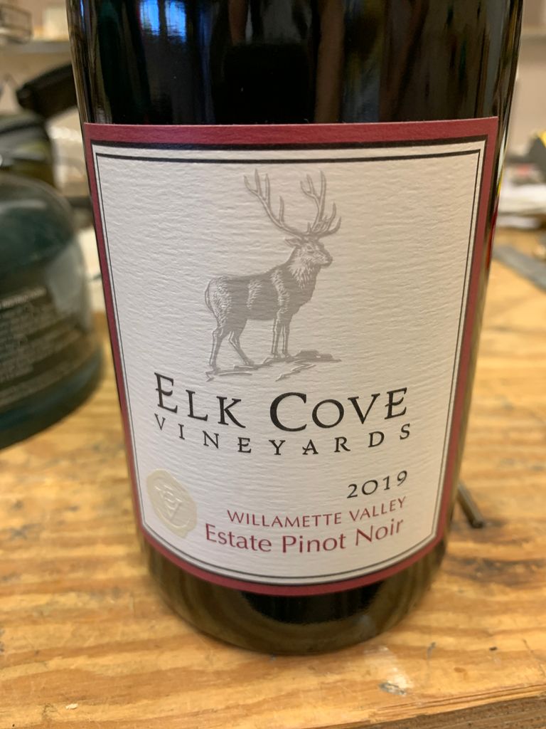 2019 Elk Cove Vineyards Pinot Noir Estate Willamette Valley, USA ...