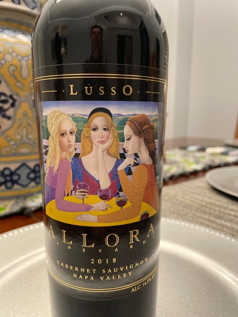 2018 Allora Vineyards Cabernet Sauvignon Lusso, USA, California, Napa ...