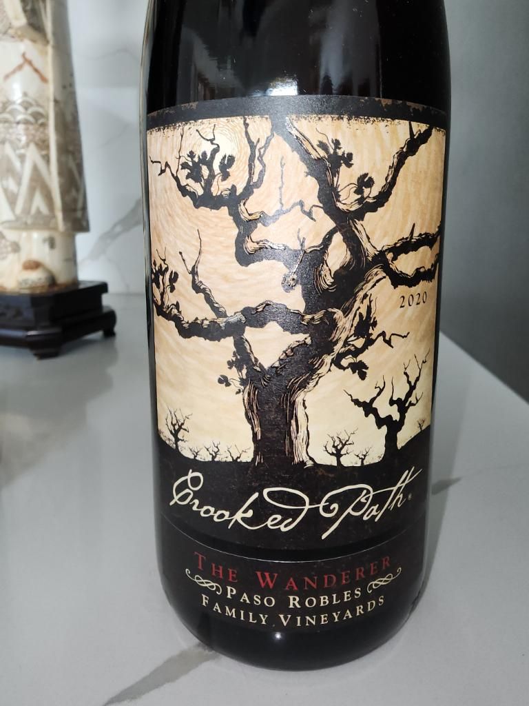 2020 Crooked Path Cellars The Wanderer, USA, California, Central Coast ...