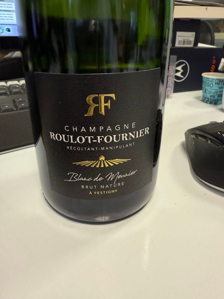 NV Roulot-Fournier Champagne Blanc de Meunier, Brut Nature, France ...