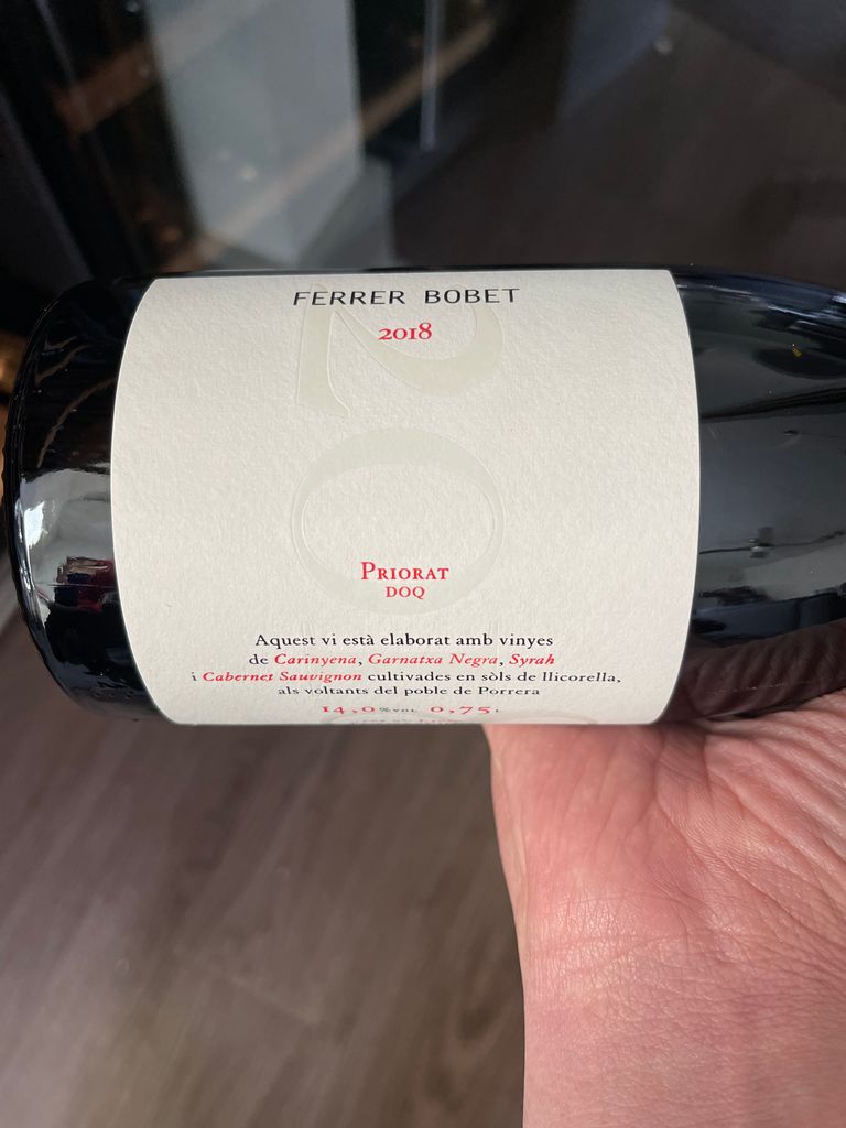 2018 Ferrer Bobet Priorat, Spain, Catalunya, Priorat - CellarTracker