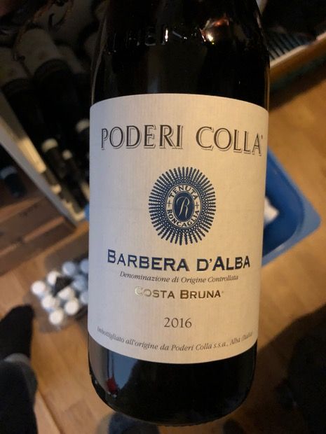 2016 Poderi Colla Barbera d'Alba Costa Bruna, Italy, Piedmont, Alba ...