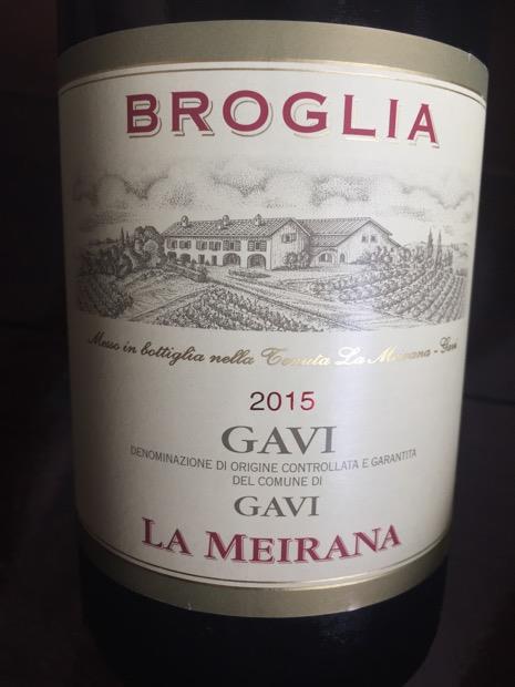 2015 Broglia Gavi La Meirana, Italy, Piedmont, Gavi - CellarTracker