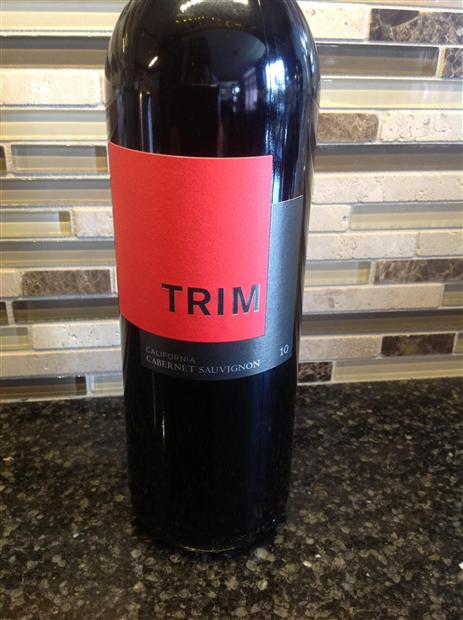 2010 Trim Cabernet Sauvignon, USA, California - CellarTracker