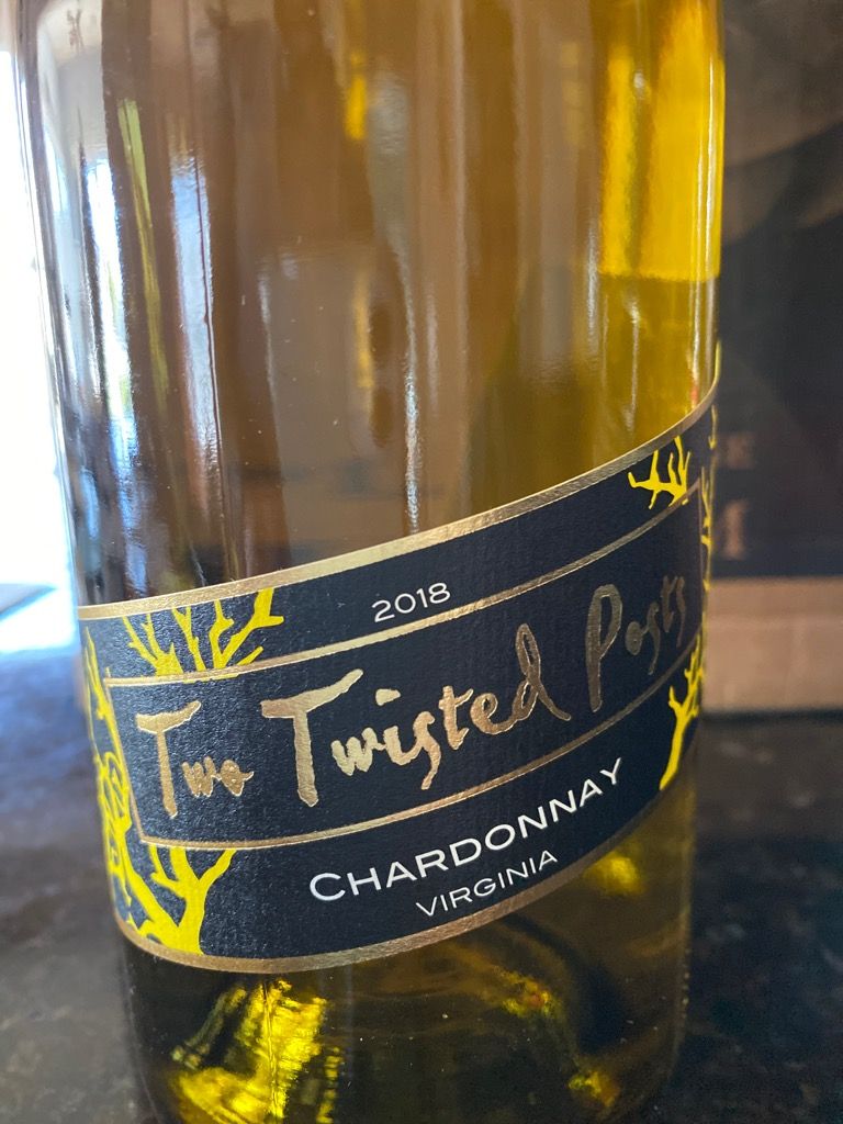 2020 Two Twisted Posts Chardonnay, USA, Virginia, Northern Virginia ...