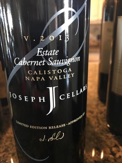 2013 Joseph Cellars Cabernet Sauvignon Limited Edition Release, USA ...