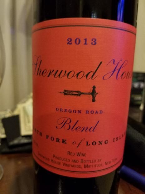 2017 Sherwood House Merlot Oregon Road, USA, New York, Long Island ...
