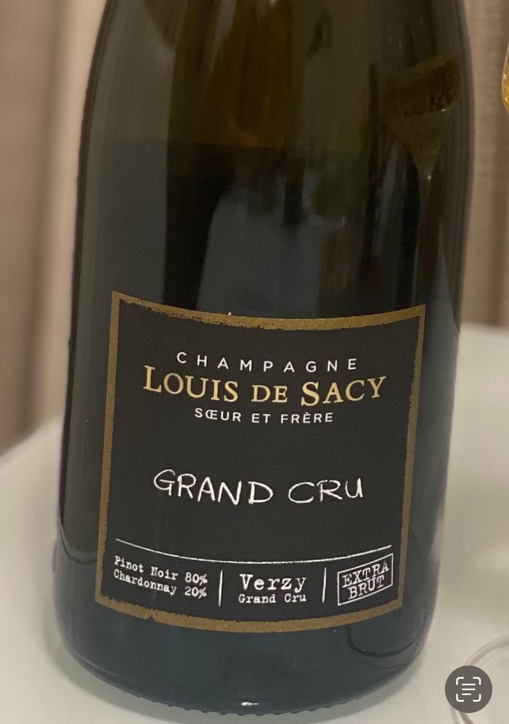 2016 Louis de Sacy Champagne Grand Cru Extra Brut, France, Champagne ...