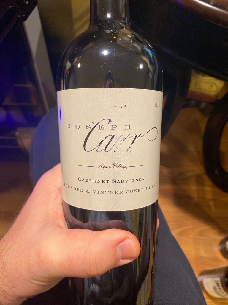 2016 Joseph Carr Cabernet Sauvignon, USA, California, Napa Valley ...