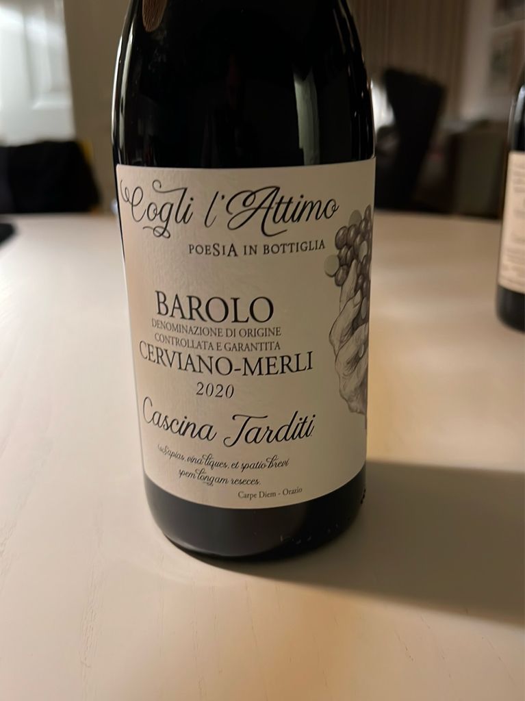 2020 Azienda Agricola Cogli L'Attimo Barolo Cerviano-Merli, Italy ...