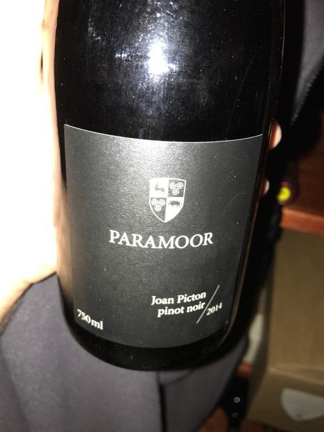 2013 Paramoor Pinot Noir Joan Picton, Australia, Victoria, Port Phillip ...