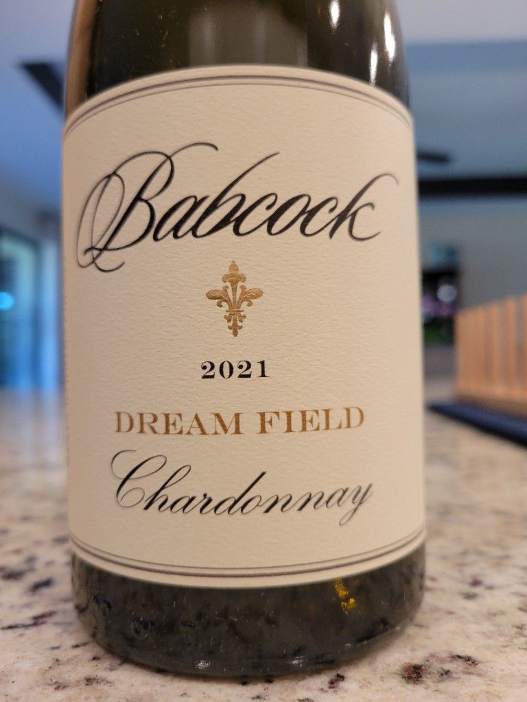 2021 Babcock Chardonnay Dream Field, USA, California, Central Coast ...