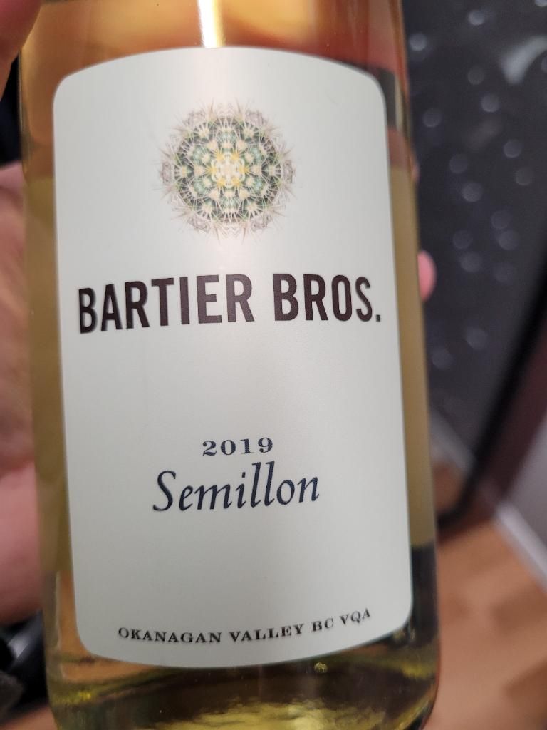 2021 Bartier Bros. Sémillon Cerqueira Vineyard, Canada, British ...