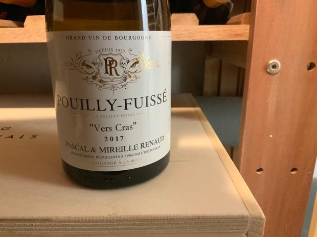 2017 Domaine Pascal & Mireille Renaud Pouilly-Fuissé Vers Cras, France ...