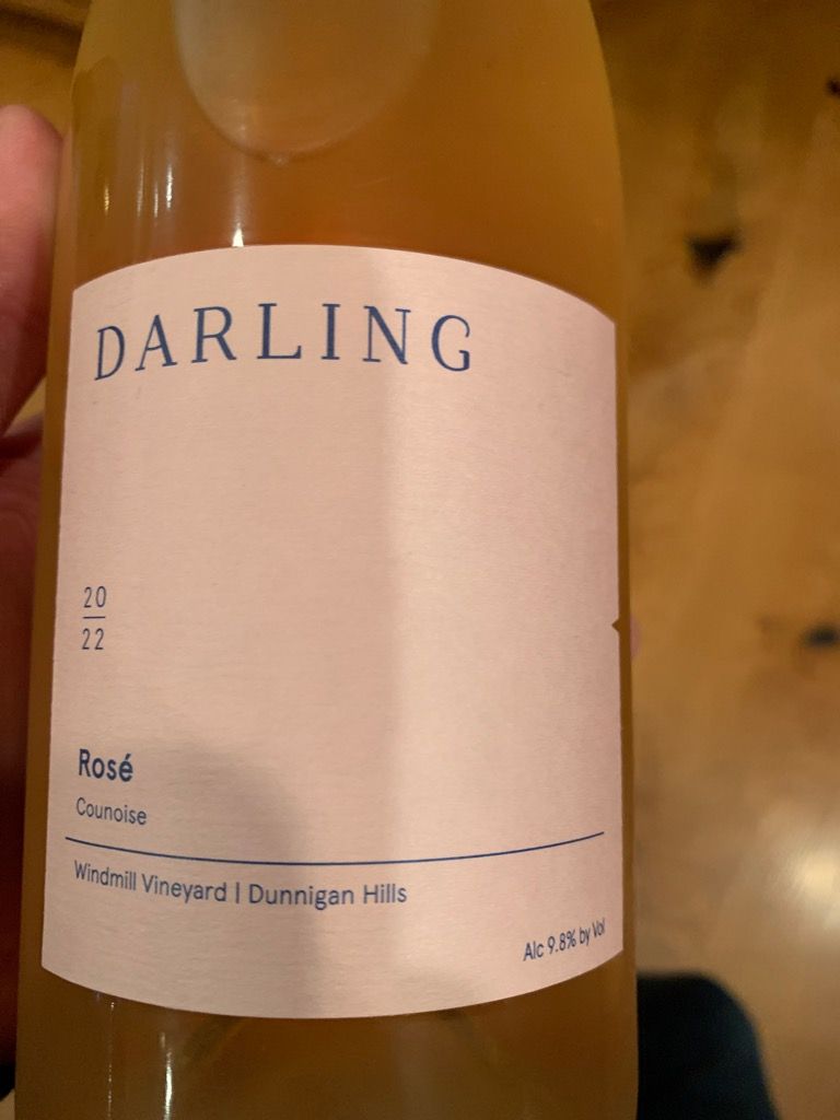 2022 Darling Family Wines Counoise Rosé Windmill Vineyard, USA ...