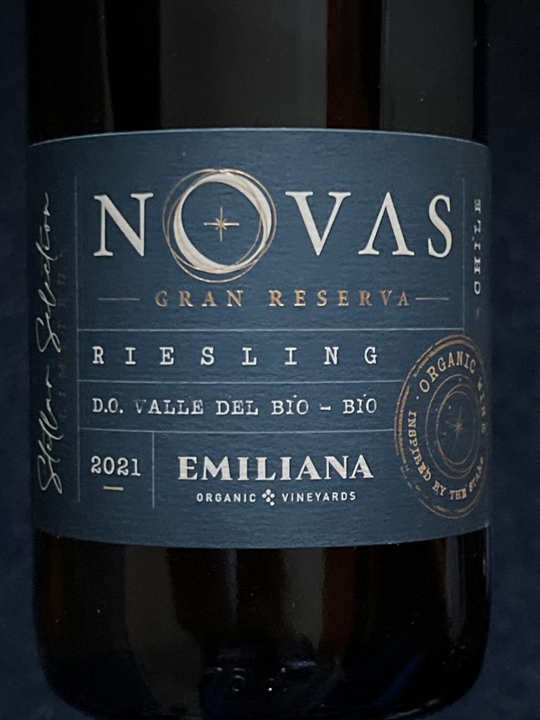 2020 Emiliana Riesling Novas Gran Reserva, Chile, Bío-Bío Valley ...
