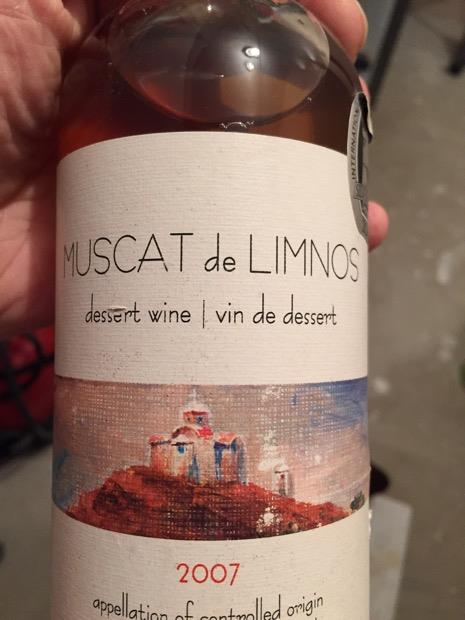 2007 Limnos Wines Muscat Limnos, Greece, Aegean, Lemnos - CellarTracker