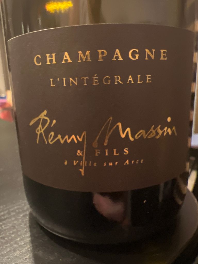 2020 Remy Massin & Fils Champagne L’Intégrale, France, Champagne ...