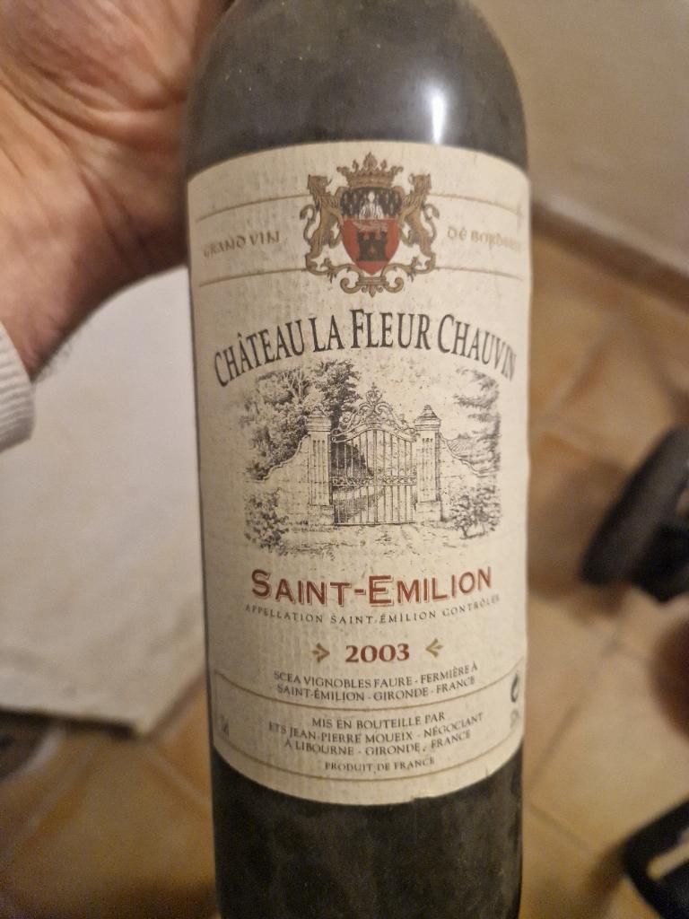 2003 Château La Fleur Chauvin, France, Bordeaux, Libournais, St. Émilion Grand Cru - CellarTracker