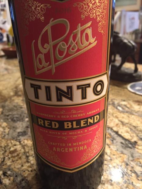 2020 La Posta Tinto, Argentina, Mendoza - CellarTracker