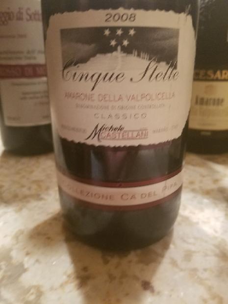 2008 Michele Castellani Amarone della Valpolicella Classico Collezione ...