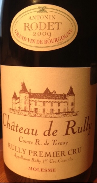 2008 Château de Rully Rully 1er Cru Molesme Rouge, France, Burgundy ...
