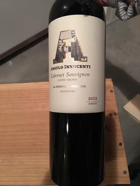 2012 Angulo Innocenti Cabernet Sauvignon, Argentina, Mendoza, Valle de ...