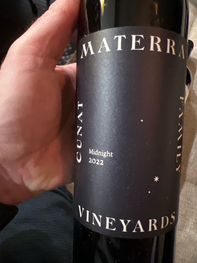 2022 Materra Midnight, USA, California, Napa Valley - CellarTracker
