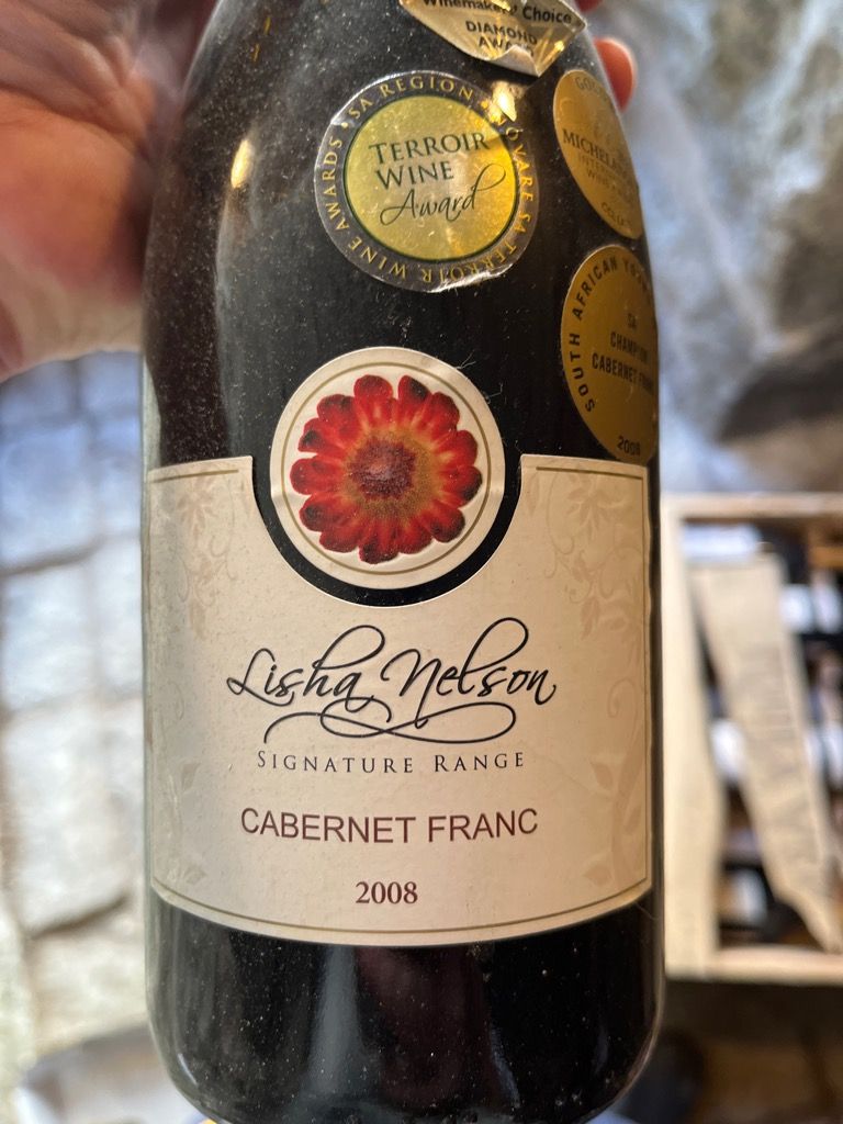 2008 Nelson Wine Estate Cabernet Franc Lisha Nelson Signature, South ...