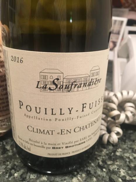 2021 La Soufrandière Pouilly-Fuissé En Chatenay, France, Burgundy ...