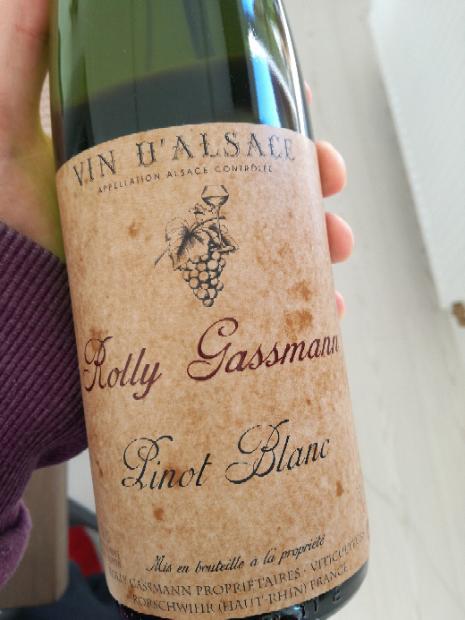 2014 Rolly Gassmann Pinot Blanc, France, Alsace - CellarTracker