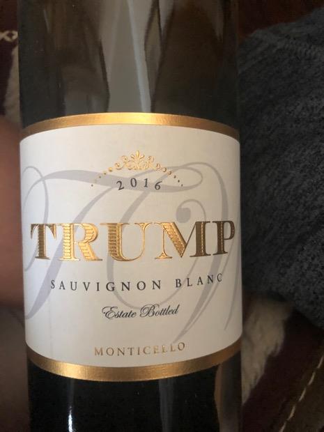 2017 Trump Winery Sauvignon Blanc, USA, Virginia, Central Virginia ...
